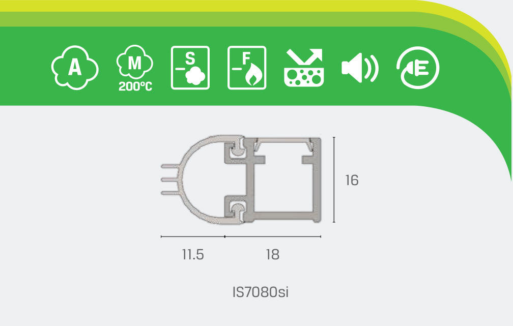 Buy Kilargo IS7080si perimeter smoke seal Online | Fire Door Factory