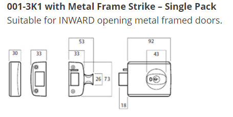 Buy Lockwood 001 Deadlatch Online | Fire Door Factory