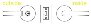 Buy Cylindrical Lock Set for Fire Doors Online | Fire Door Factory